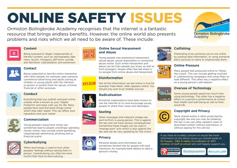 Ormiston Bolingbroke Academy - Online Safety