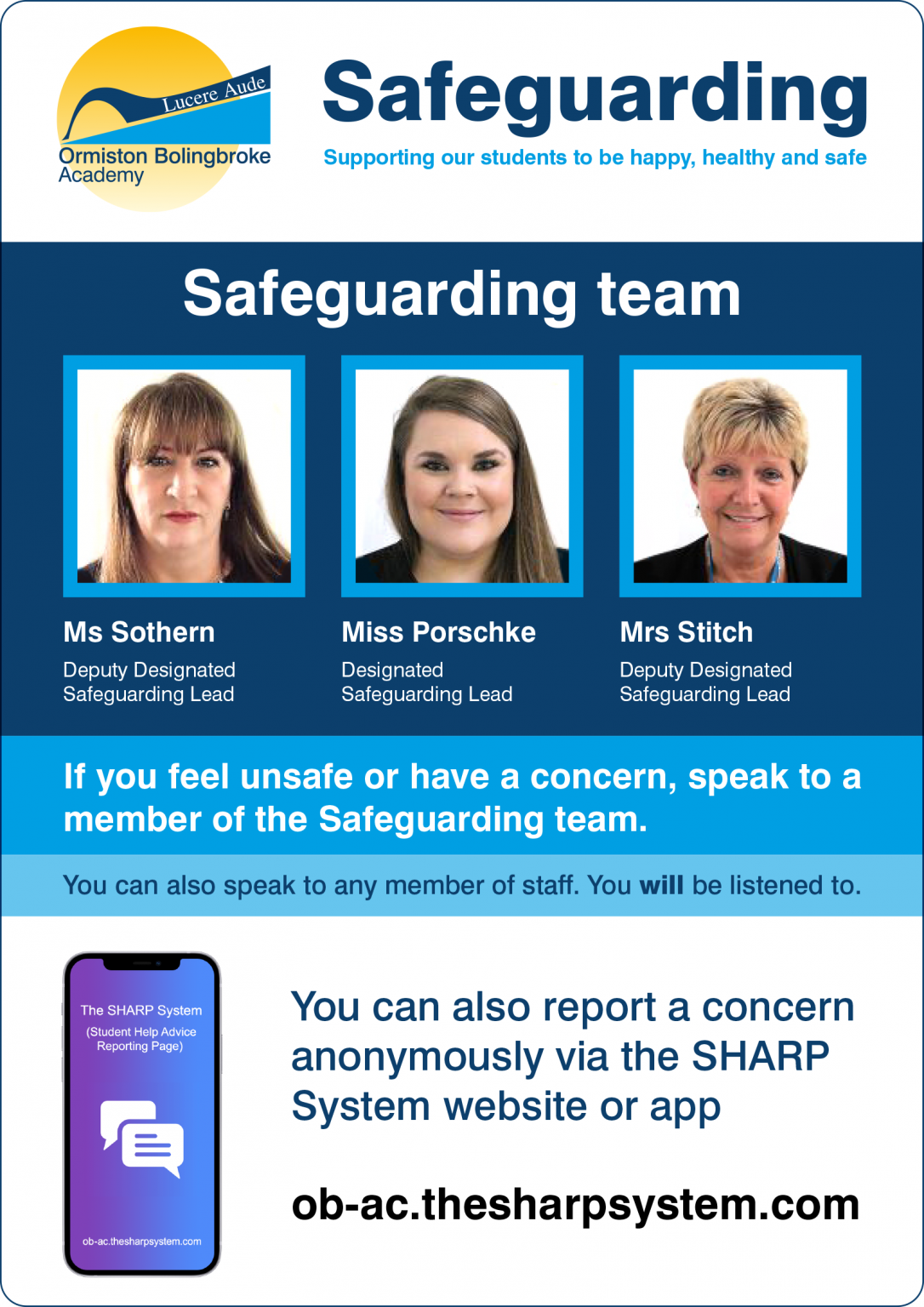 Ormiston Bolingbroke Academy - Safeguarding