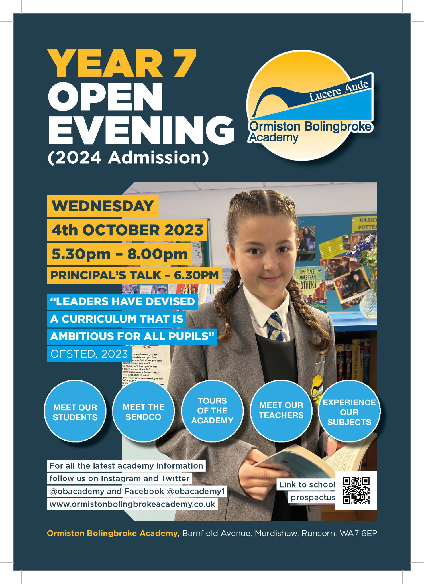 Ormiston Bolingbroke Academy - Year 7 Open Evening (2024 Admission ...