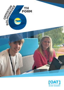 Ormiston Bolingbroke Academy - Prospectus