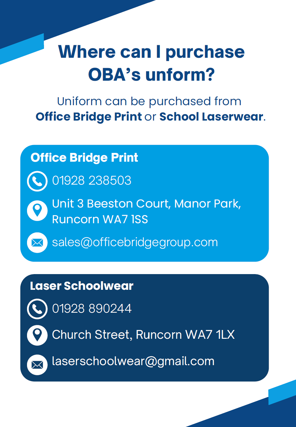 Ormiston Bolingbroke Academy - Uniform